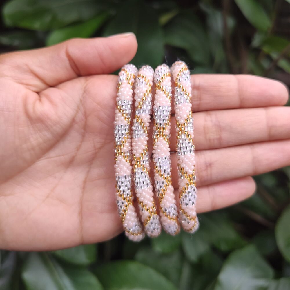 Japanese Beauty Bracelet – yantrahimalaya | Nepal Glass Beaded Bracelets