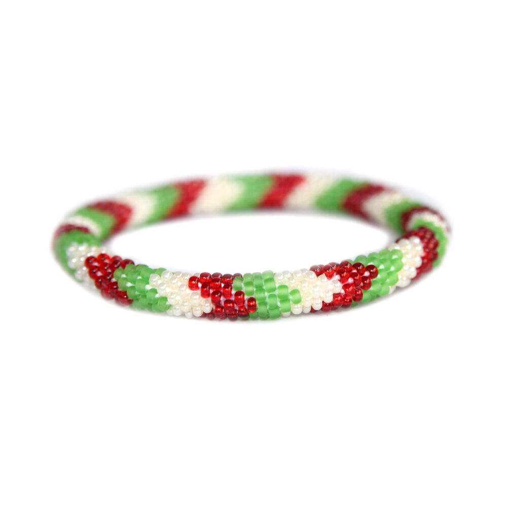 Dark Cherry Tree Bracelet - yantrahimalaya | Nepal Glass Beaded Bracelets